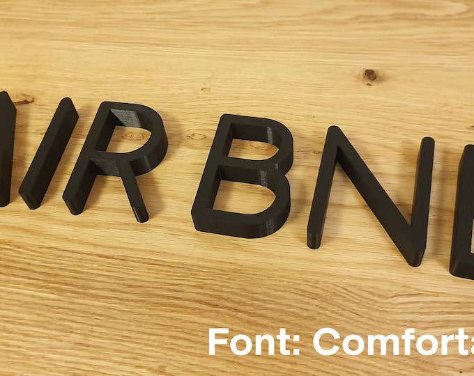 Customizable 1/4 Thick White PVC Letters Light Weight and Affordable ...