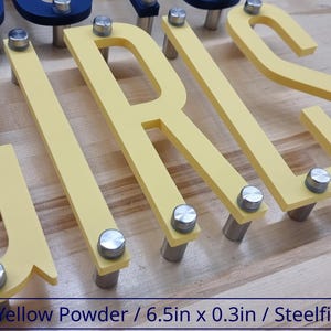 Totally Custom Indoor Sign Letters (1/3in, Standoff Mount). Any Font ...