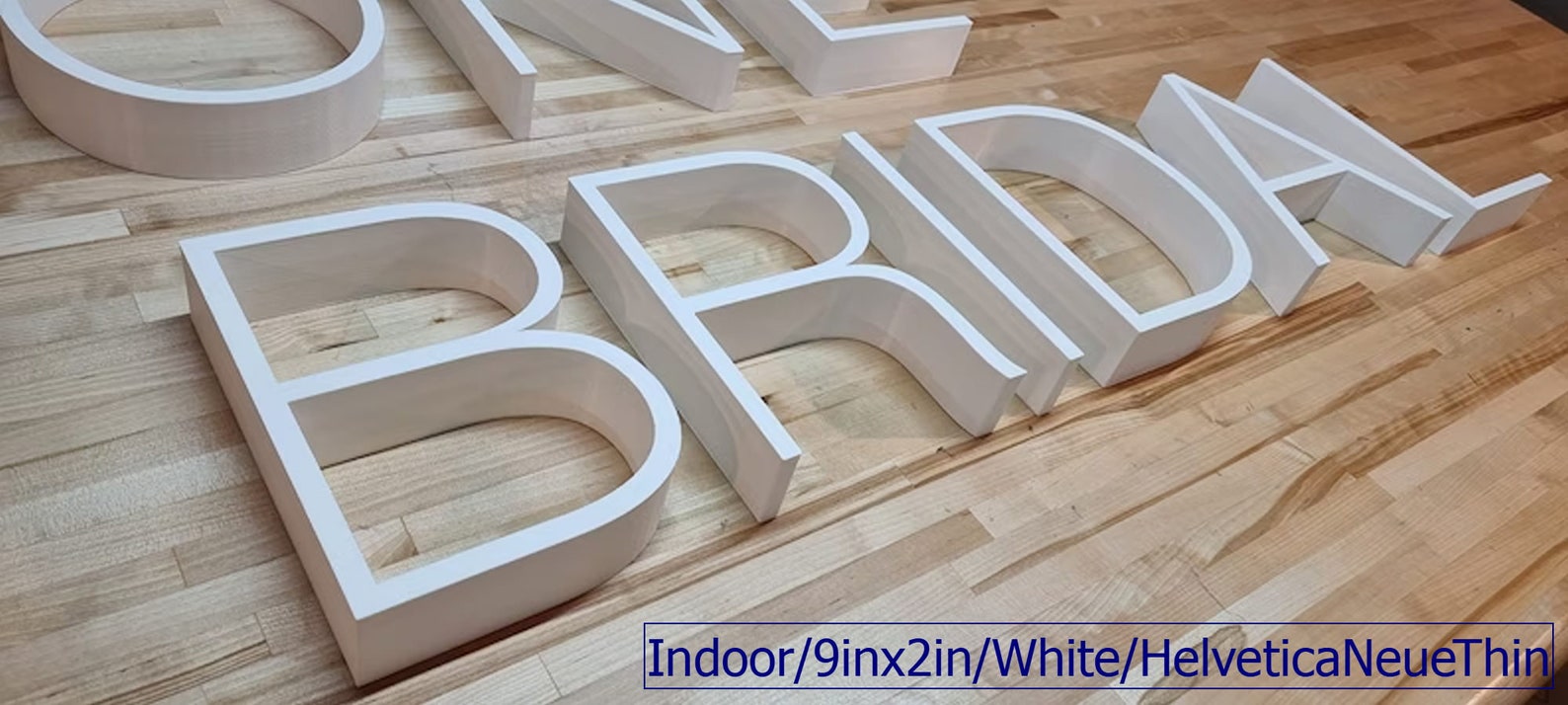 Totally Custom 2 Inch Thick 3D Sign Letters. Any Font Size or - Etsy