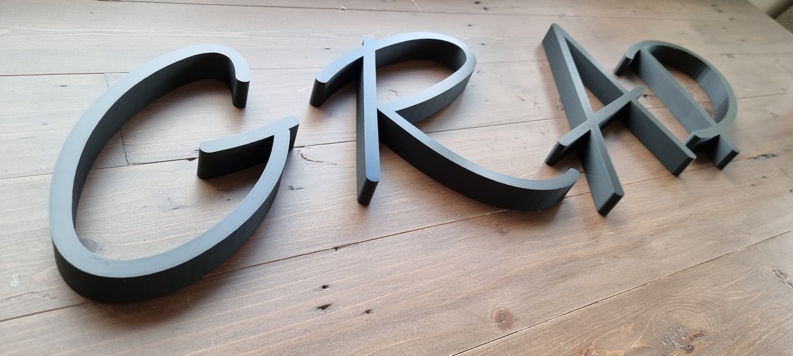Totally Custom 3D Sign Letters. 1 Inch Thick Any Font Size - Etsy