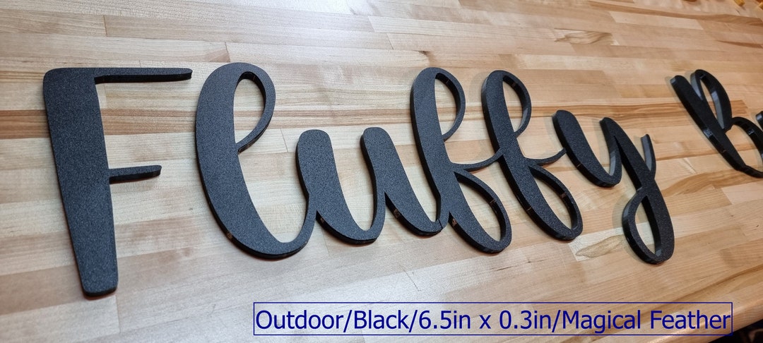 Totally Custom Outdoor Sign Letters. Any Font, Size or Color. Perfect ...