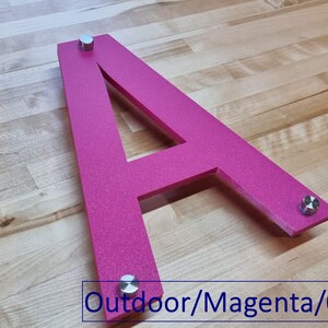 Totally Custom Indoor Sign Letters 1/3in, Standoff Mount. Any Font ...