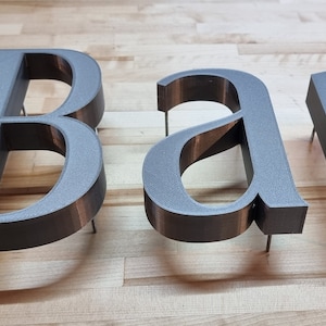 Totally Custom 3D Outdoor Sign Letters (stud Mount). 1 Inch Thick, Any ...