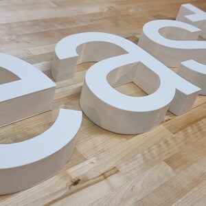 Totally Custom Outdoor Sign Letters, Extra Thick (1.5 Inch). Any Font ...