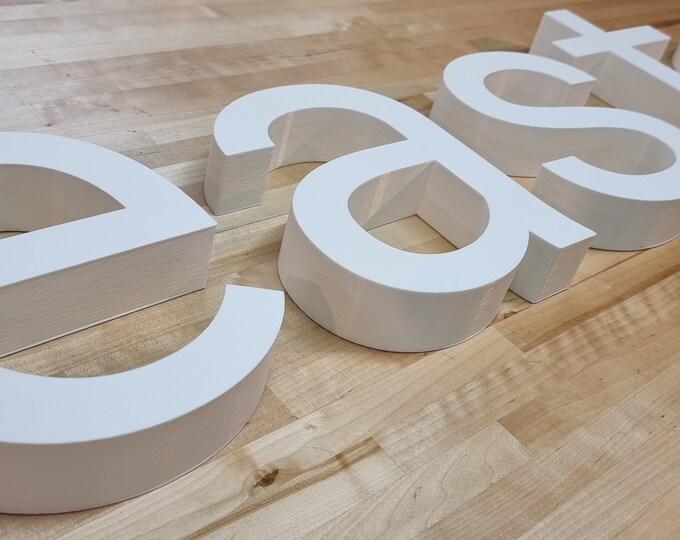 Totally Custom Lobby Sign Letters, Extra Thick (1.5 Inch). Indoor Use ...