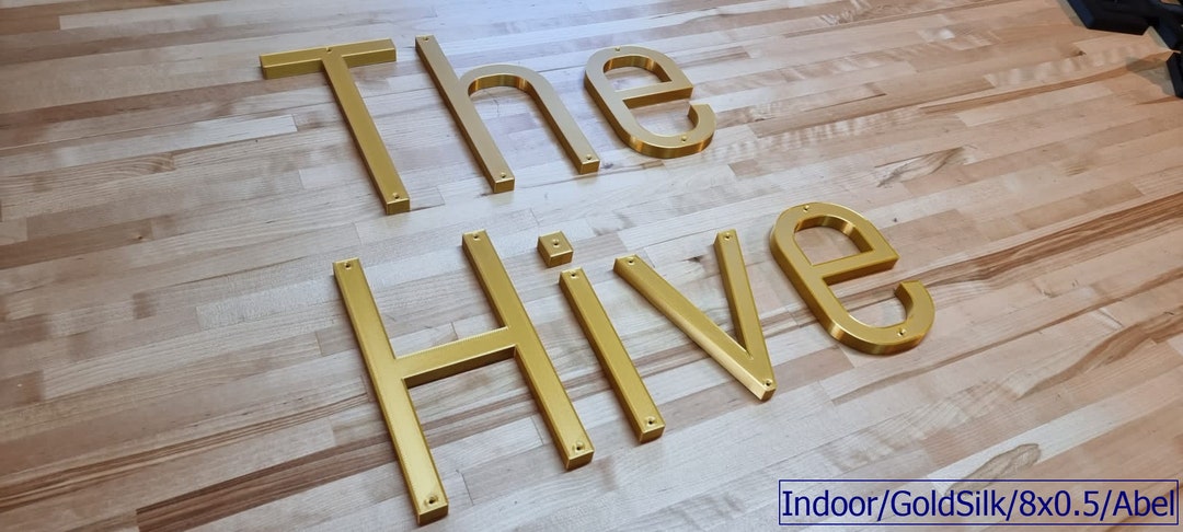 Custom Screw Mount Sign Letters (1/2in). Any Font, Size or Color ...