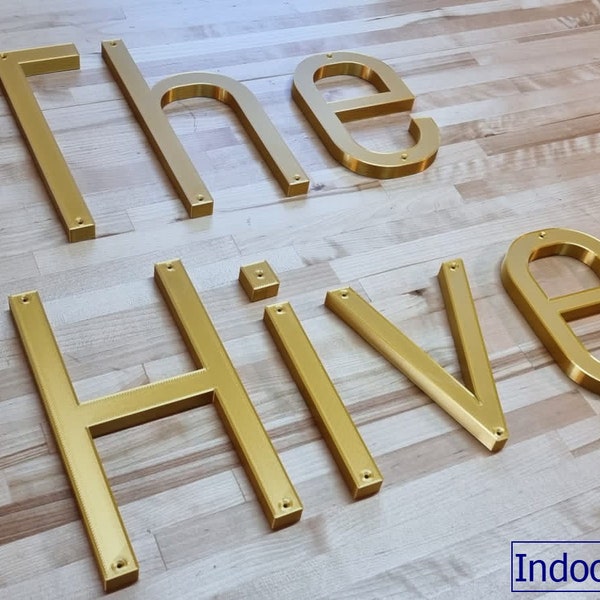 Metal Screw on Letters - Etsy