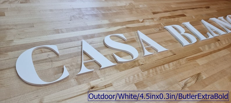 Totally Custom Outdoor Sign Letters. Any Font Size or Color. - Etsy