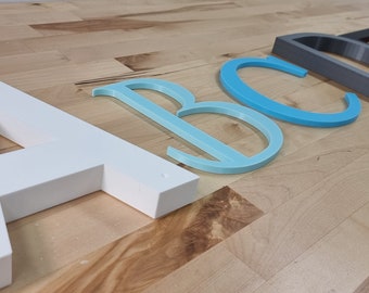 Totally Custom 2 Color 3D Indoor Sign Letters. 2 Inch Thick, Any Font ...