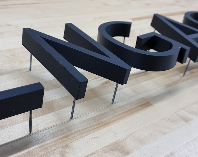 Custom Wall Sign Letters. Any Font, Size or Color. Stunning Wall Sign ...