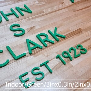 Custom Wall Sign Letters. Any Font, Size or Color. Stunning Wall Sign ...