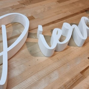 Totally Custom Outdoor Sign Letters, Extra Thick (1.5 Inch). Any Font ...