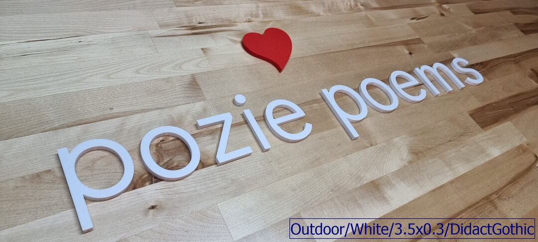 Totally Custom Outdoor Sign Letters. Any Font, Size or Color. Perfect ...