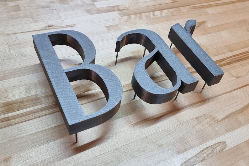 Totally Custom 3D Outdoor Sign Letters stud Mount. 1 Inch - Etsy Australia