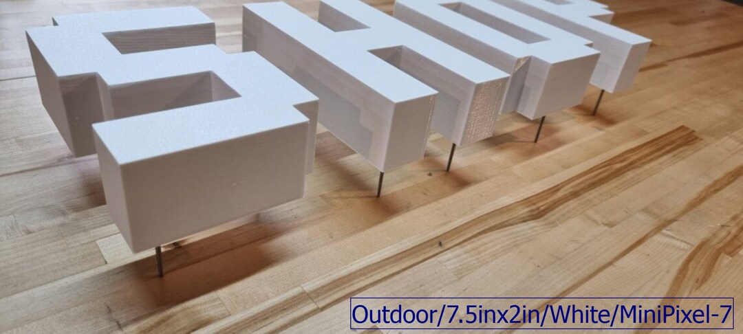 Totally Custom 2 Inch Thick 3D Sign Letters (outdoor Stud Mount). Any ...