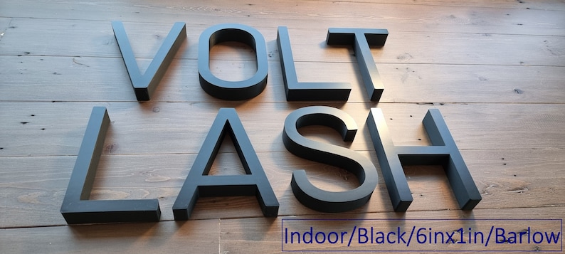 Totally Custom 3D Sign Letters. 1 Inch Thick Any Font Size - Etsy