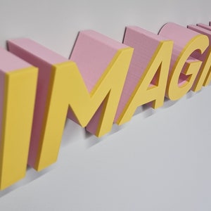 Angled 3D Indoor Sign Letters (down). 2 Inch Thick, Tons of Sizes and ...