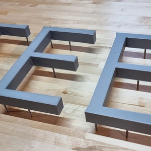 Totally Custom 3D Indoor Sign Letters (stud Mount). 1 Inch Thick, Any ...