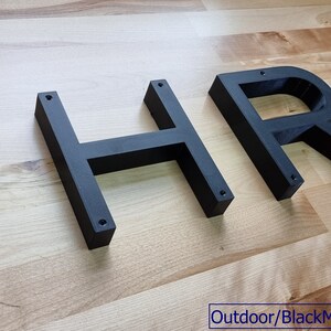 Custom Screw Mount Sign Letters (1in Thick). Any Font, Size or Color ...