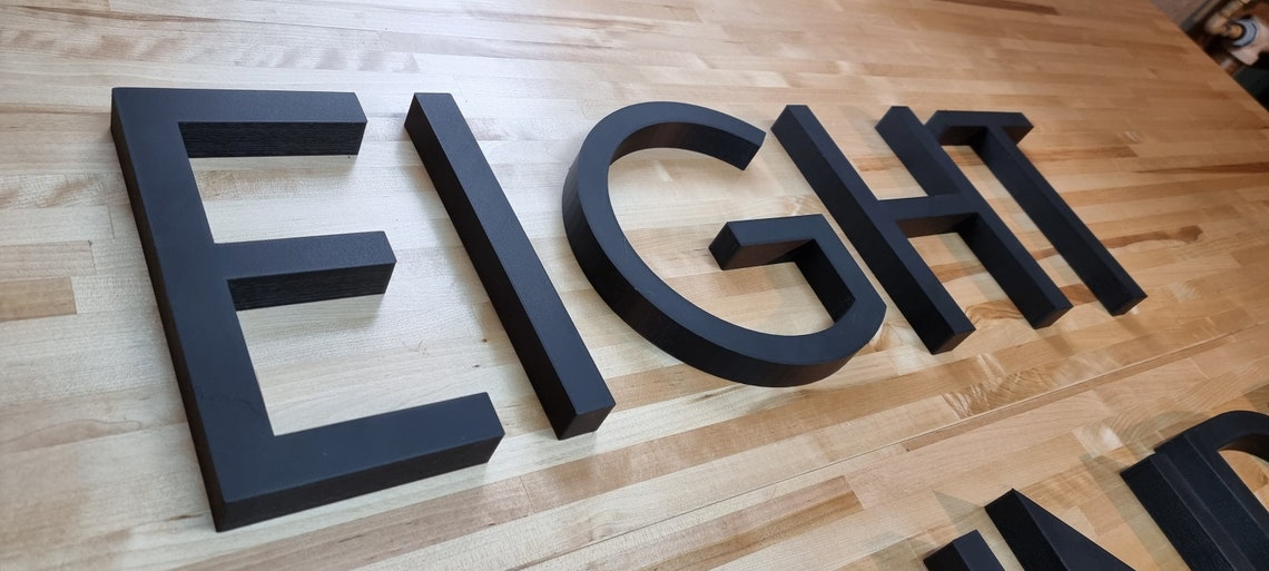 Totally Custom 3D Outdoor Sign Letters. 1 Inch Thick Any - Etsy