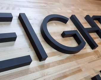 Totally Custom 3D Sign Letters. 1 Inch Thick Any Font Size - Etsy