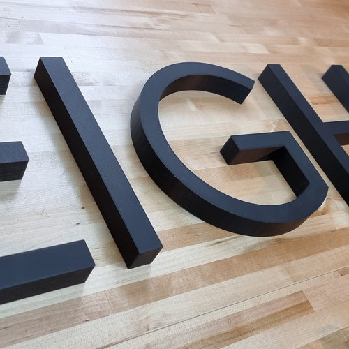 Totally Custom 3D Outdoor Sign Letters. 1 Inch Thick Any - Etsy