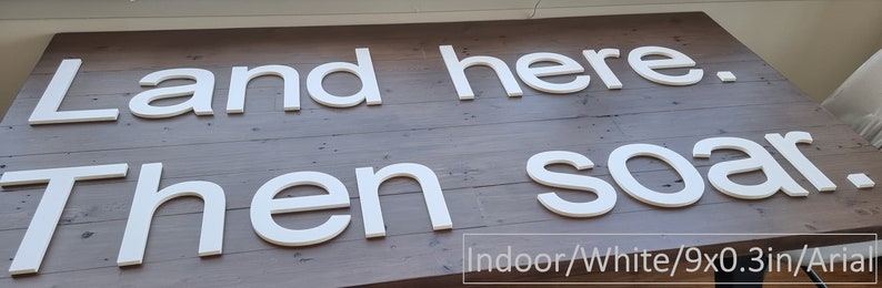 Custom Wall Sign Letters. Any Font Size or Color. Stunning - Etsy