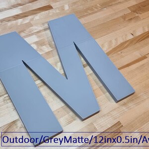 Totally Custom 3D Outdoor Sign Letters. 1/2 Inch Thick, Any Font, Size ...