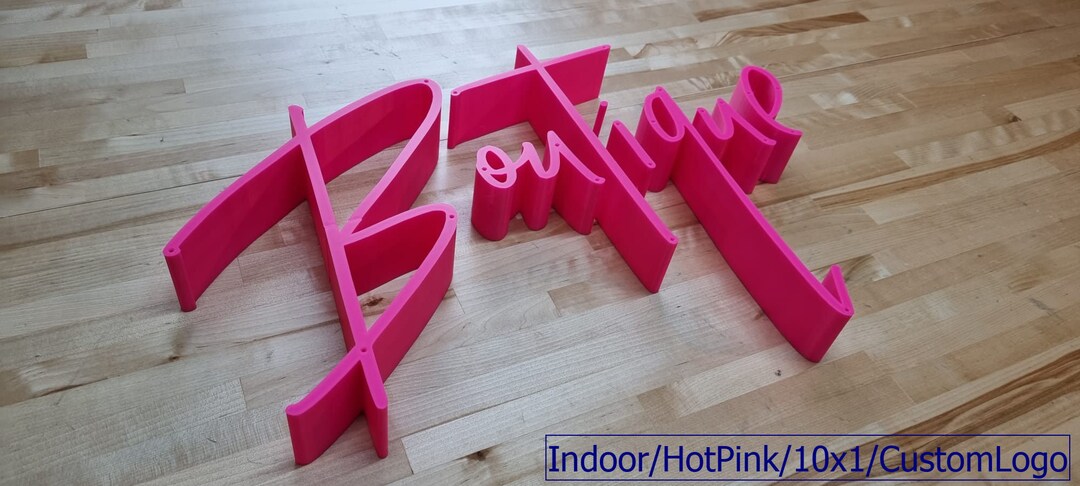 Totally Custom 2 Inch Thick 3D Sign Letters (screw Mount). Any Font ...