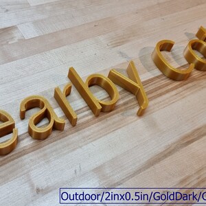 Totally Custom 3D Sign Letters (outdoor). 1/2 Inch Thick, Any Font ...