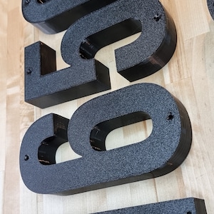 Custom Screw Mount Sign Letters (1in Thick). Any Font, Size or Color ...
