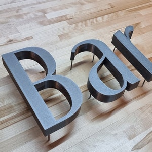 Totally Custom 3D Outdoor Sign Letters (stud Mount). 1 Inch Thick, Any ...