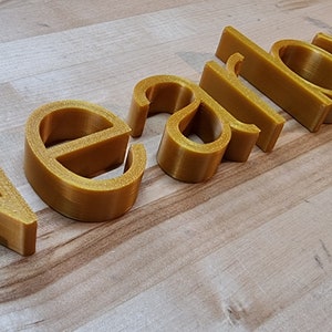 Totally Custom 3D Outdoor Sign Letters. 1/2 Inch Thick, Any Font, Size ...
