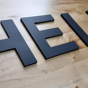 Totally Custom 3D Outdoor Sign Letters. 1/2 Inch Thick, Any Font, Size ...