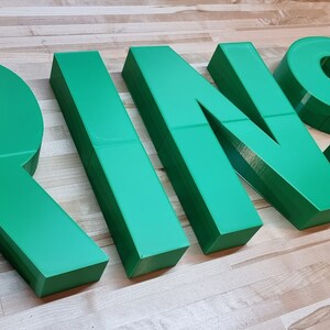 Totally Custom 2 Inch Thick 3D Sign Letters. Any Font, Size or Color ...