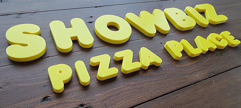Totally Custom 3D Sign Letters. 1/3 Inch Thick Any Font Size - Etsy