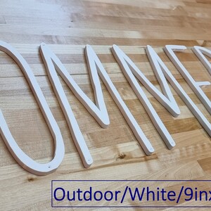 Custom Outdoor Screw Mount Sign Letters (1/3in). Any Font, Size or ...