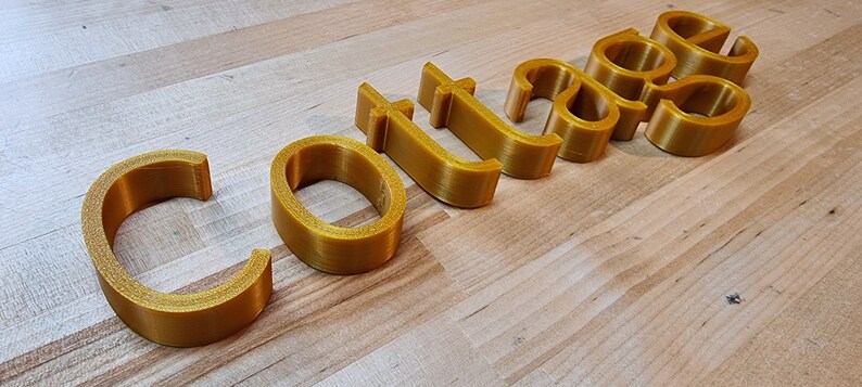 Totally Custom 3D Outdoor Sign Letters. 1/2 Inch Thick Any - Etsy