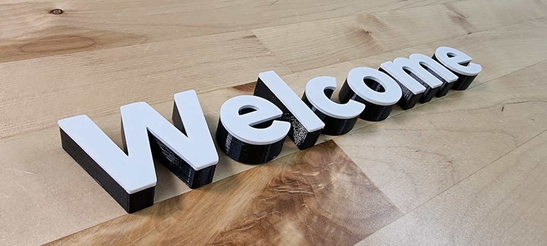 Totally Custom 2 Color 3D Outdoor Sign Letters. 1/2 Inch - Etsy