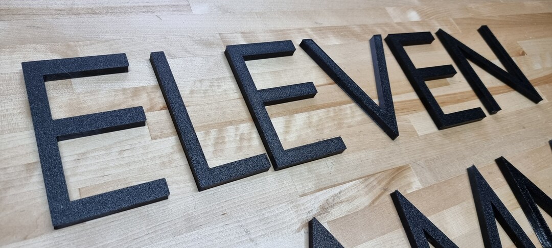 Totally Custom 3D Outdoor Sign Letters. 1/2 Inch Thick, Any Font, Size ...