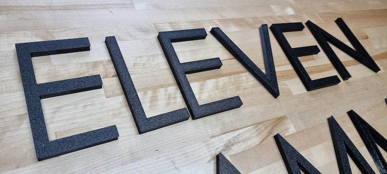 Totally Custom 3D Outdoor Sign Letters. 1/2 Inch Thick Any - Etsy
