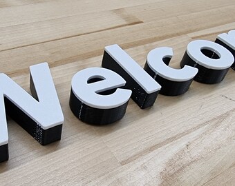 Totally Custom 3D Outdoor Sign Letters. 1 Inch Thick, Any Font, Size or ...