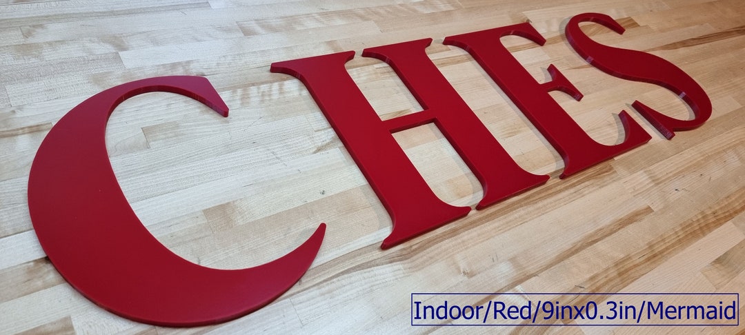 Custom Wall Sign Letters. Any Font, Size or Color. Stunning Wall Sign ...