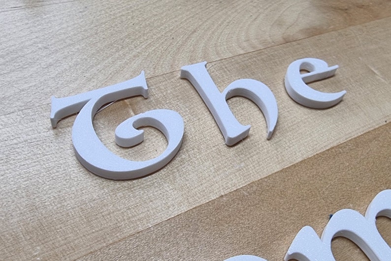 Totally Custom 3D Sign Letters. Outdoor 1/8 Inch Thick Any - Etsy