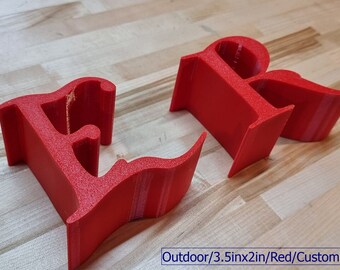 Totally Custom 3D Outdoor Sign Letters. 1 Inch Thick, Any Font, Size or ...