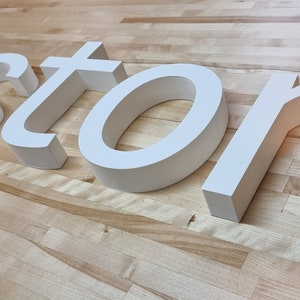 Totally Custom Outdoor Sign Letters, Extra Thick (1.5 Inch). Any Font ...