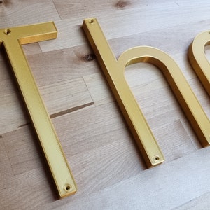 Custom Screw Mount Sign Letters (1/2in). Any Font, Size or Color ...