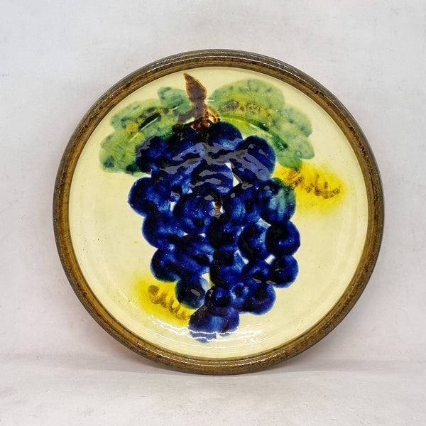 Ceramic Grapes Plates - Etsy