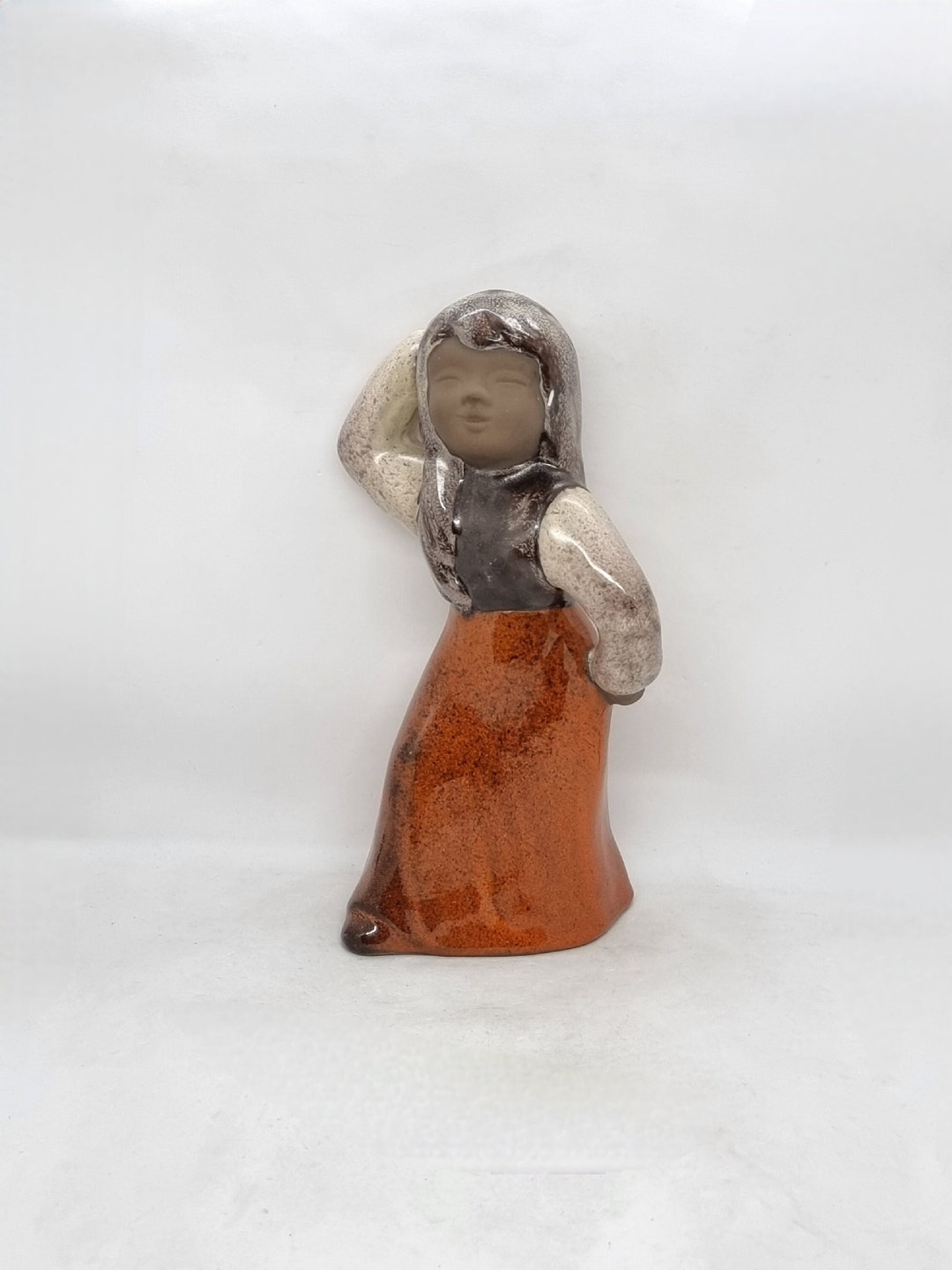 Vintage GH Studio Ceramic Girl Figurine | Made in Finland | - Etsy