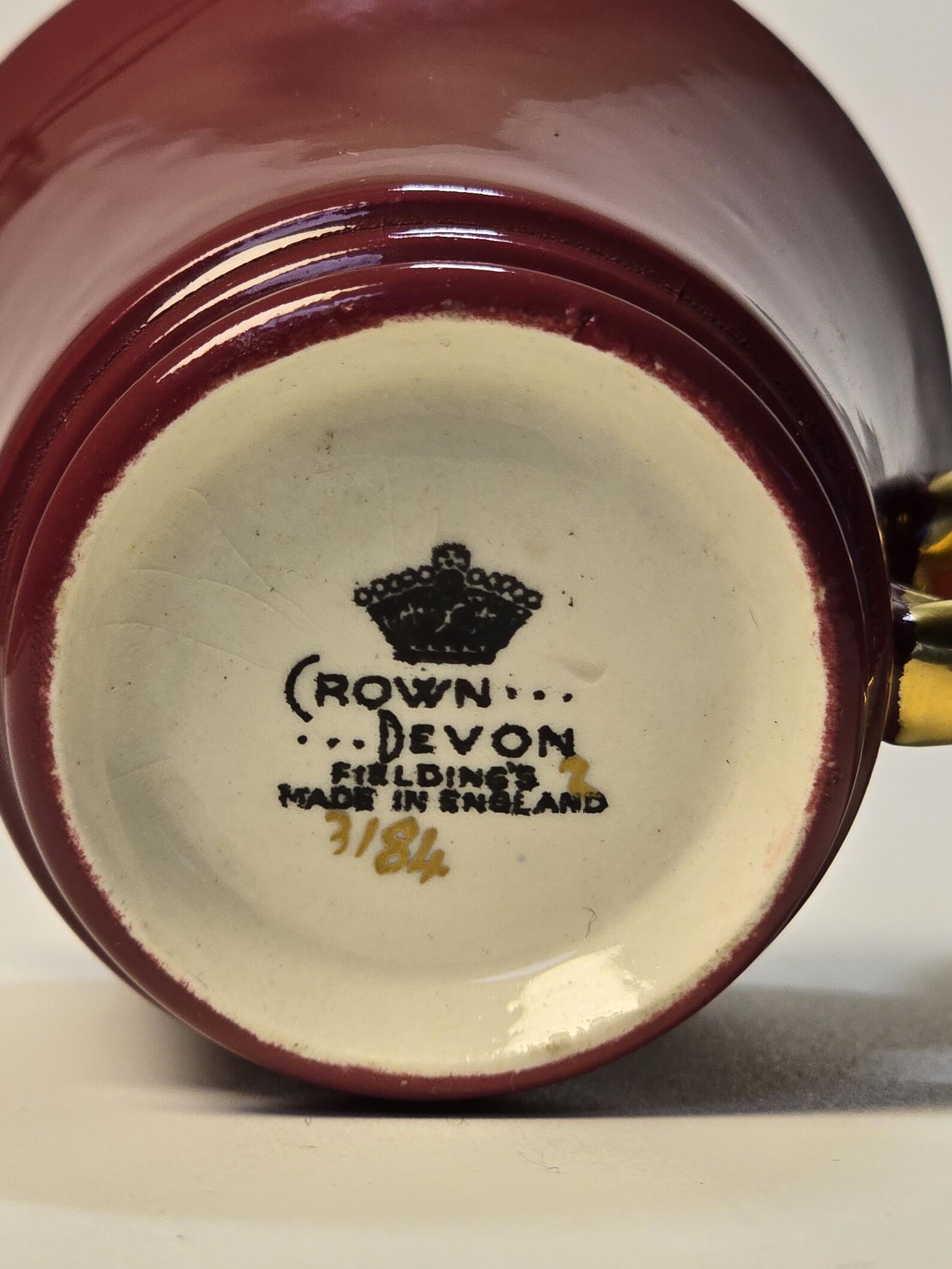 Vintage Crown Devon Fieldings Demitasse Cup & Saucer | - Etsy